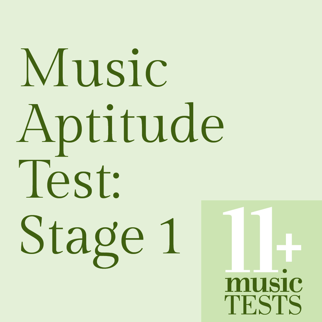 Music Aptitude Test – SW Herts Stage 1 of the Music Aptitude Test.